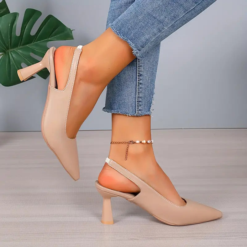 Luna’s Chic Allure Sculpted Heel Pumps – Luna Mae