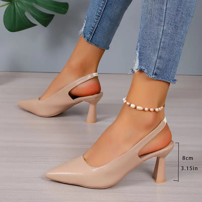 Luna’s Chic Allure Sculpted Heel Pumps – Luna Mae