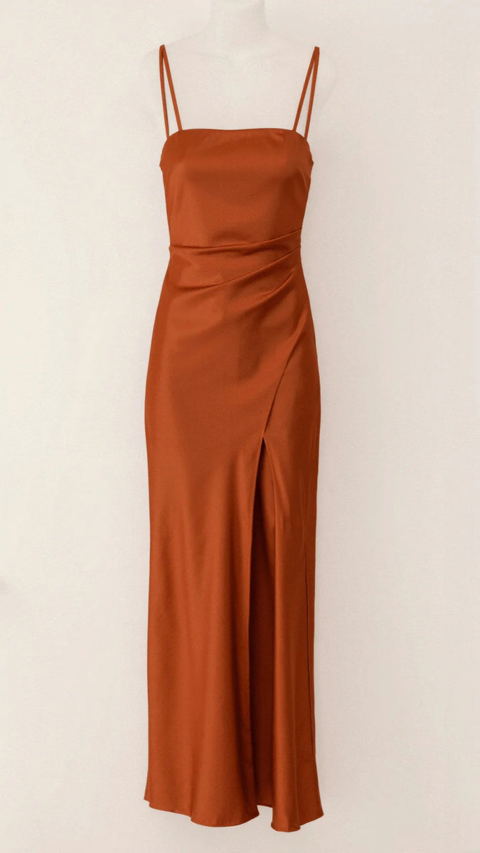 Luna’s Sunset Muse Side-Slit Maxi Dress – Luna Mae