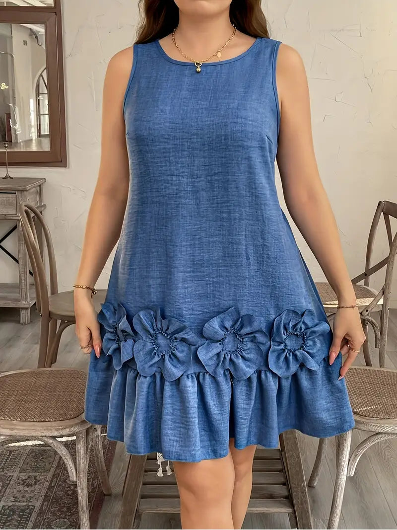 Luna’s Garden Bloom Ruffle Mini Dress – Luna Mae